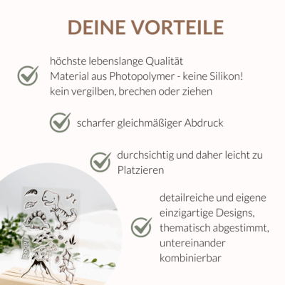 Freulebnis Stempelset Dinosaurier T-Rex